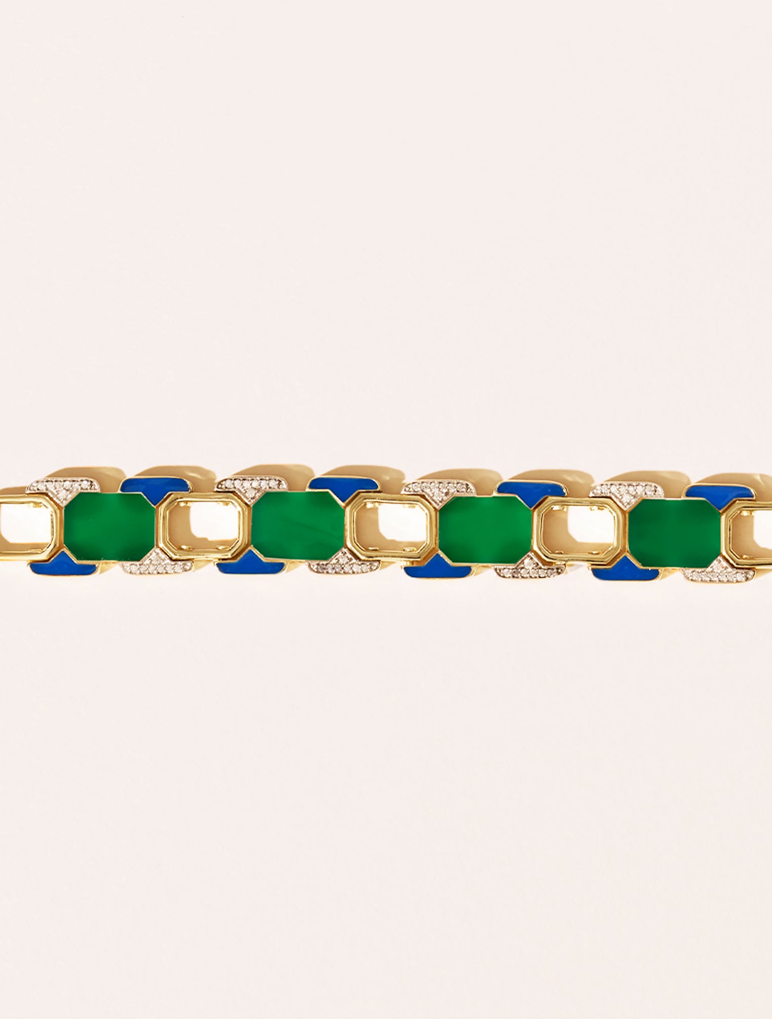 Bracelet Berry Onyx Vert | Be Maad - Bracelet élégant laiton doré à l ...