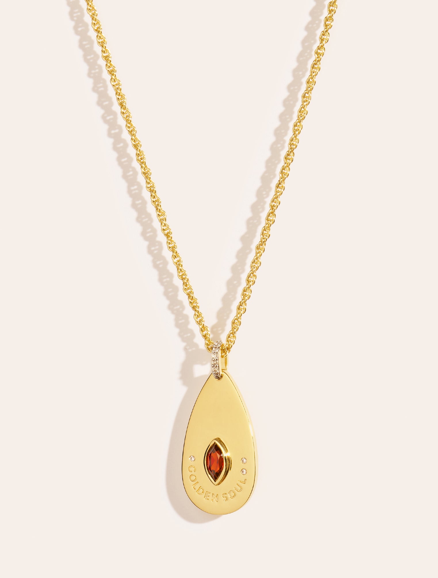 Collier long à message Héritage - Golden Soul | Be Maad - Collier long ...